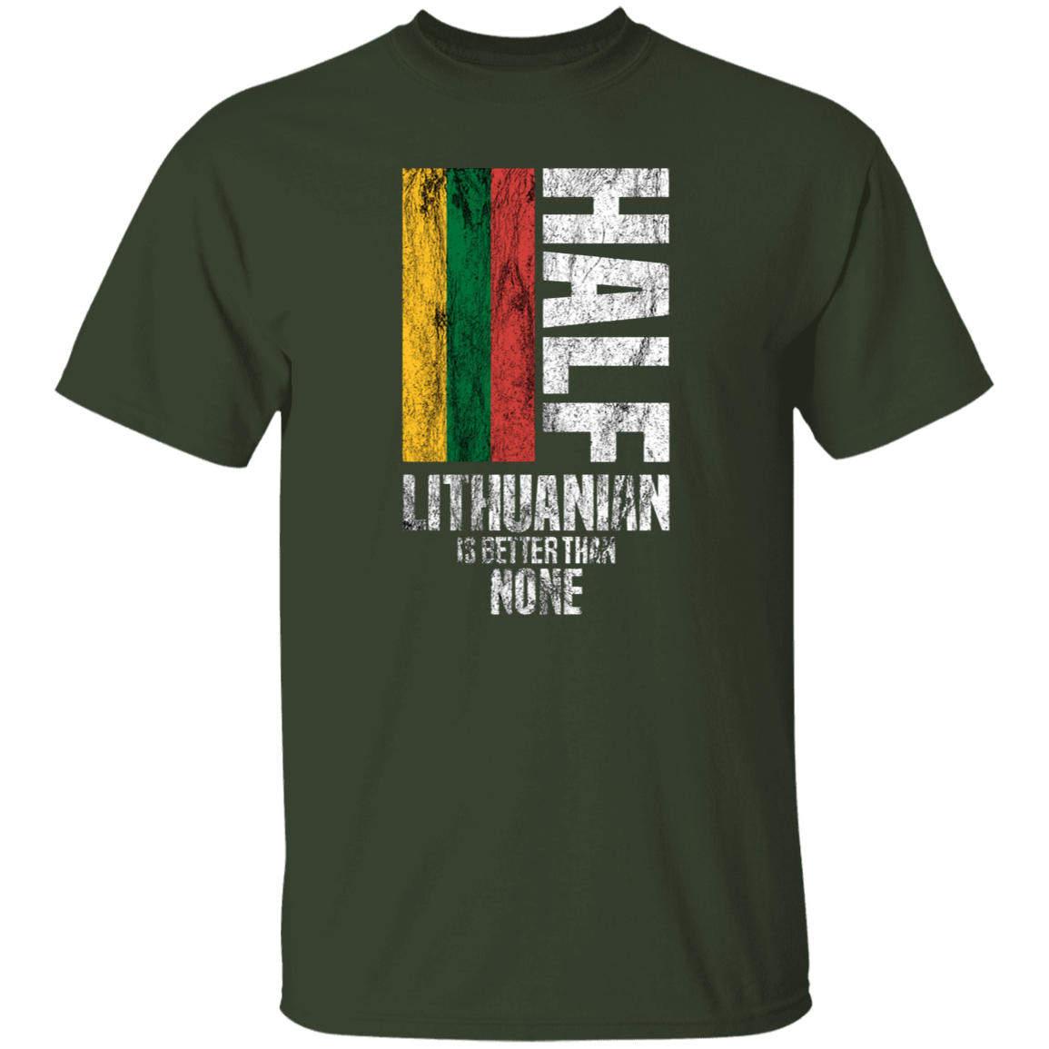 Half Lithuanian - Men's Classic Short Sleeve T-Shirt - Lithuania Strong