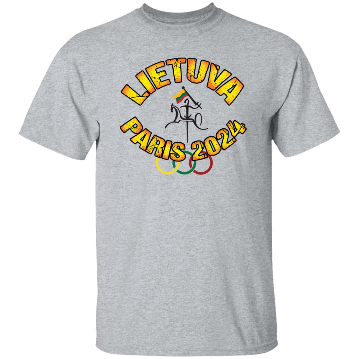 Team Lietuva 2024 Vytis - Men's Classic Short Sleeve T-Shirt ...